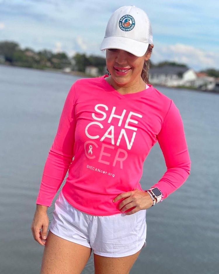 SHECANcer UPF50+ Sun Shirts for Women – ShapeShifter Fish and Friends