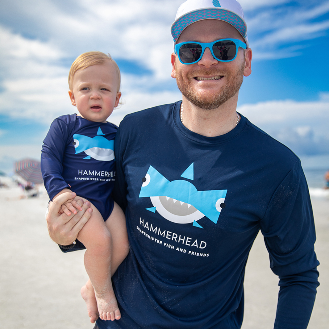 Baby UPF50+ Swim & Sun Infant Onesies – ShapeShifter Fish and Friends